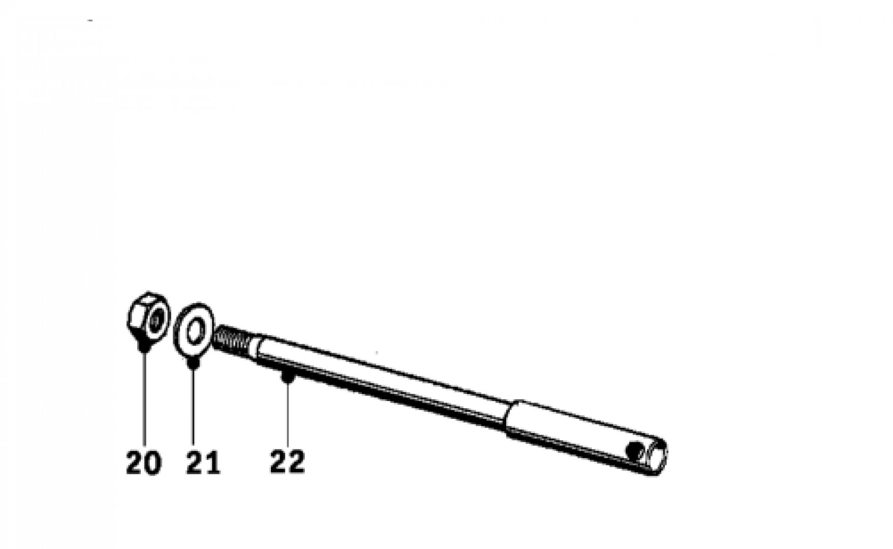 Axe de Roue Avant R26 à R69S