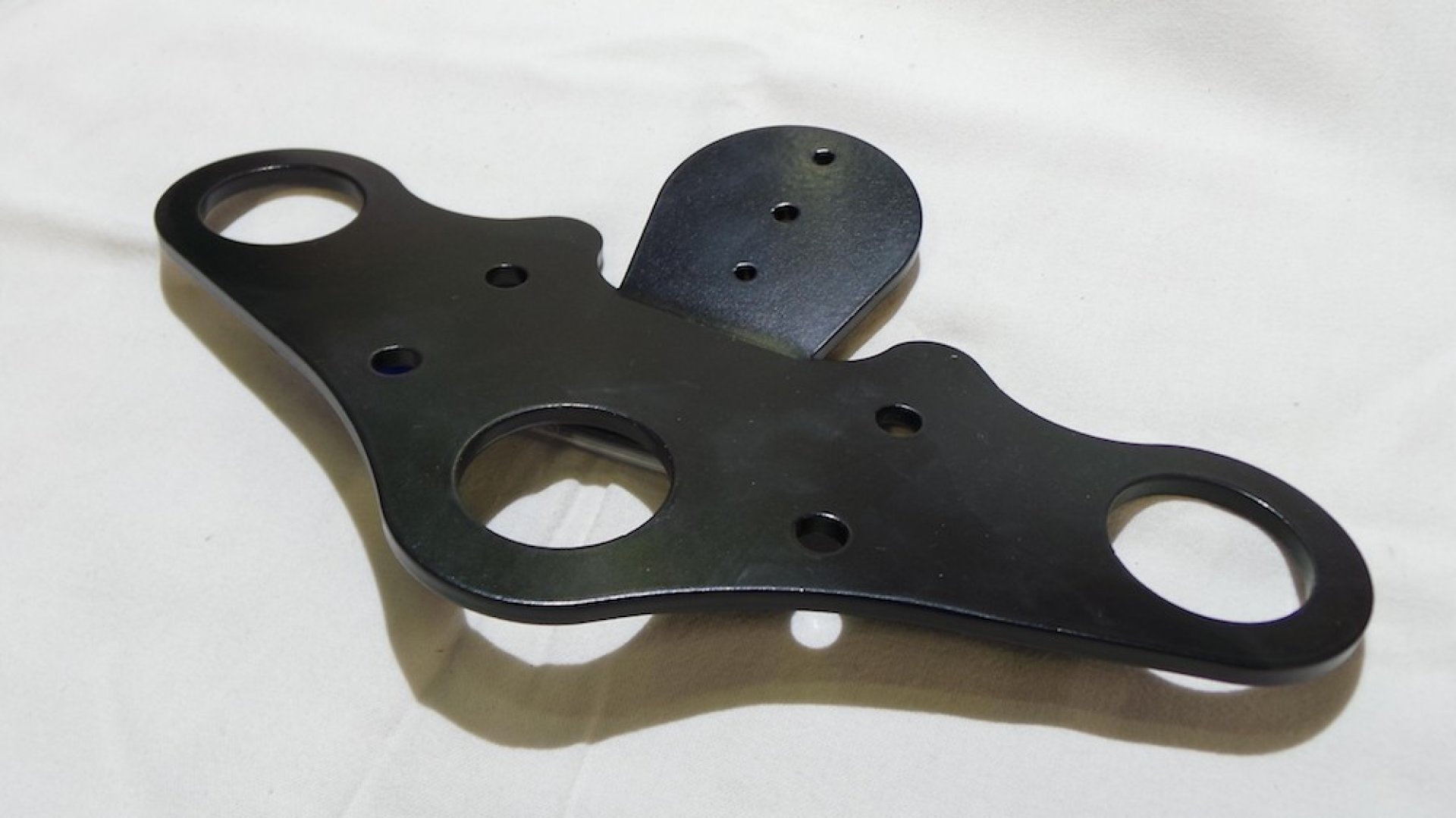 Té de fourche 2 en 1 Ø38 support compteur / compte-tour